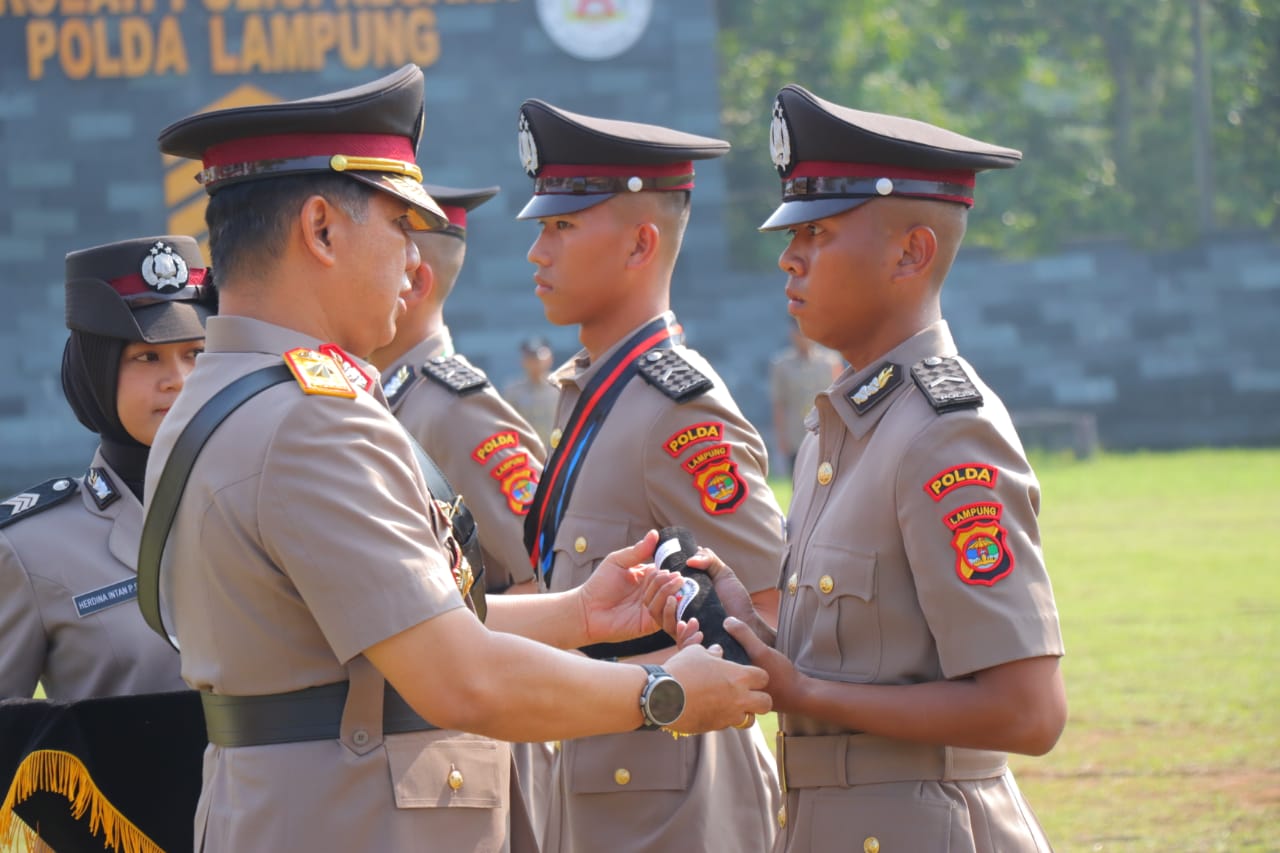 156 Siswa SPN Polda Lampung Dilantik – Topik Indonesia